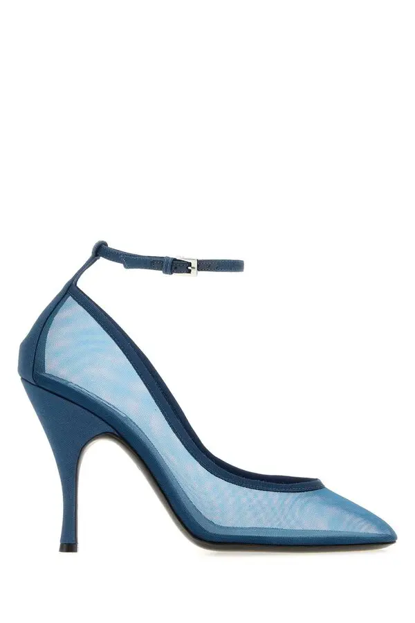 Alaïa Cerulean Mesh Pumps - Blue