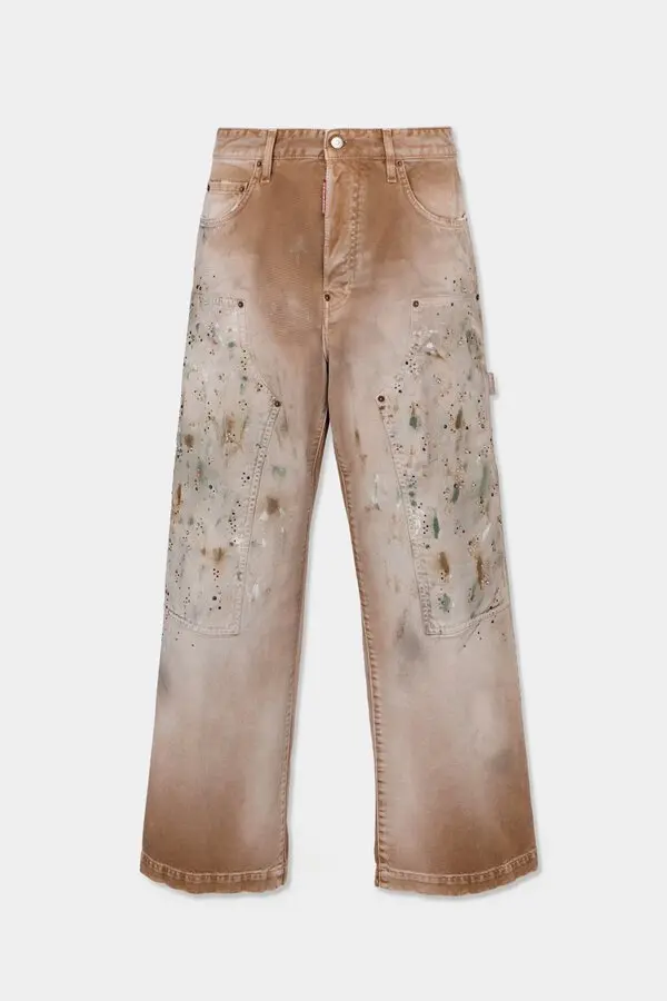 Dsquared2 Mushroom Field Baggy Carpenter Jeans