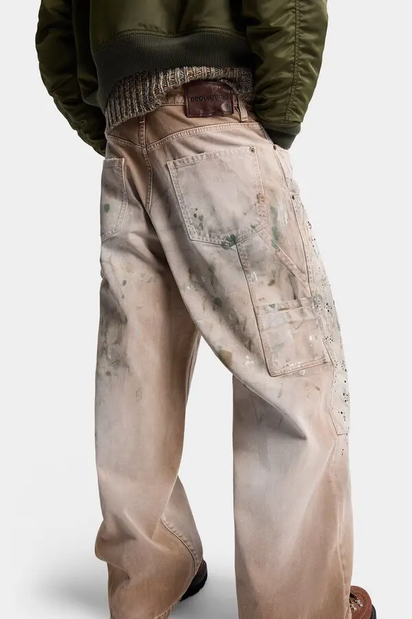 Dsquared2 Mushroom Field Baggy Carpenter Jeans