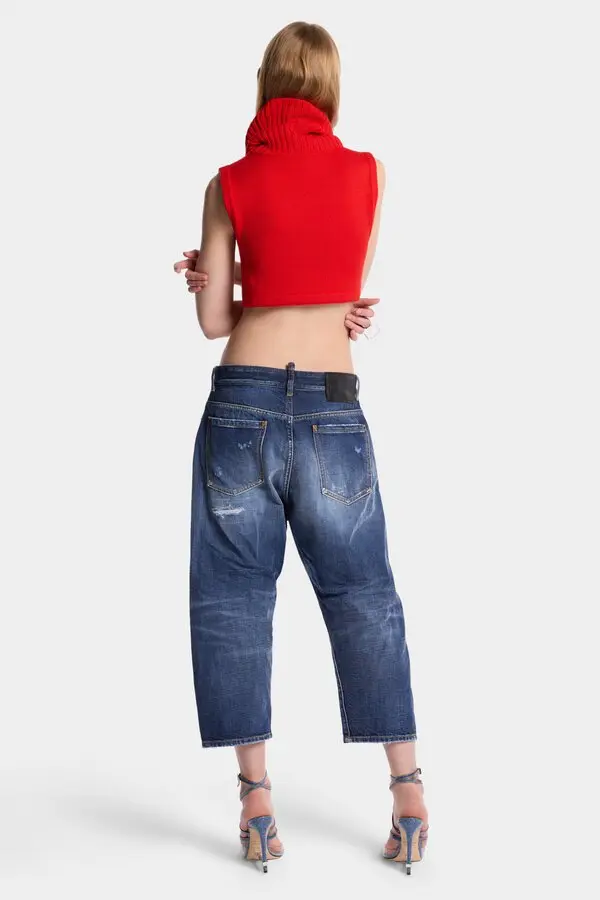Dsquared2 Medium Ripped Baffo Kawaii Jeans
