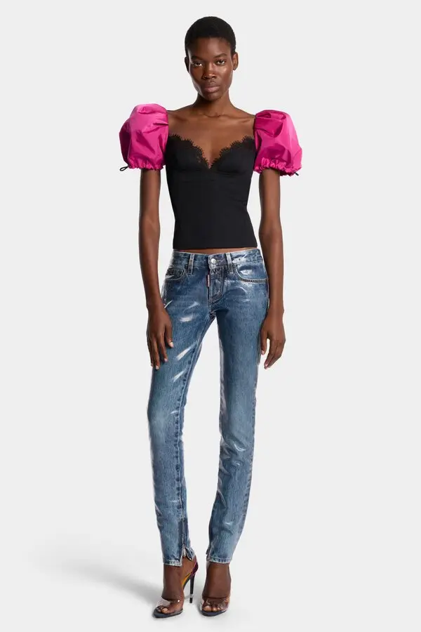 Dsquared2 Iced Wash Super Skinny Jeans