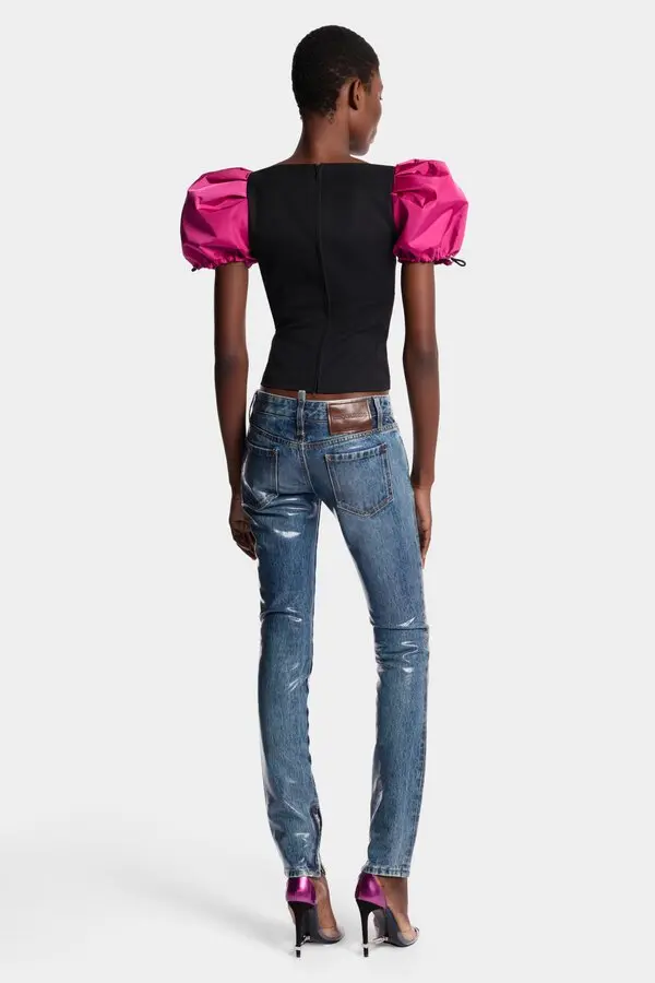 Dsquared2 Iced Wash Super Skinny Jeans