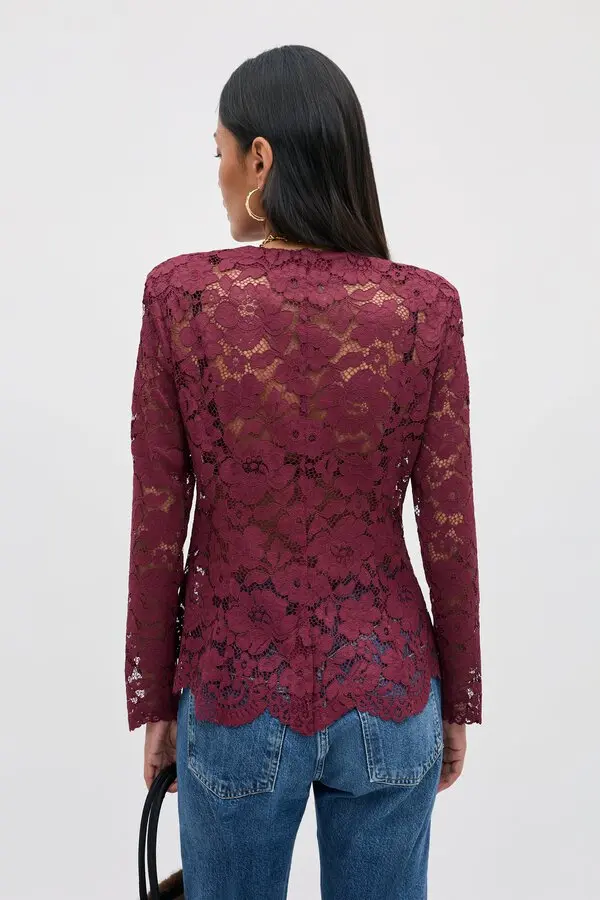 Rixo Jilli Maroon Regular