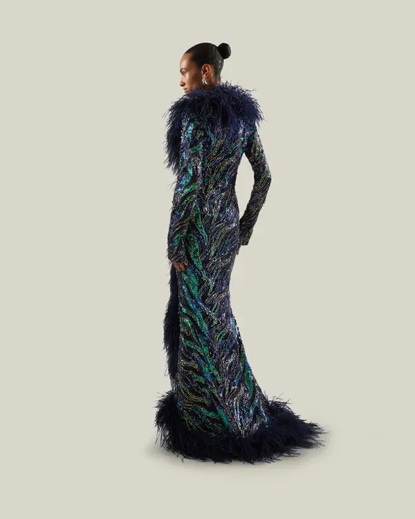 TALLER MARMO Hollywood Disco Gown