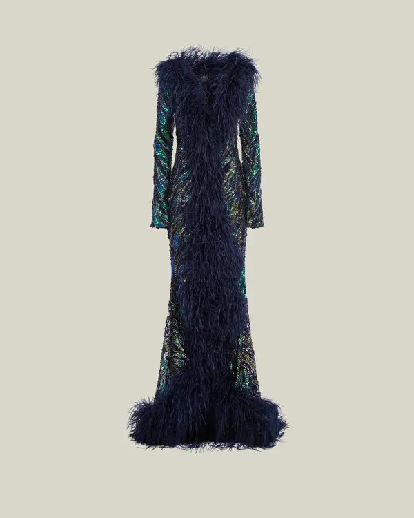 TALLER MARMO Hollywood Disco Gown