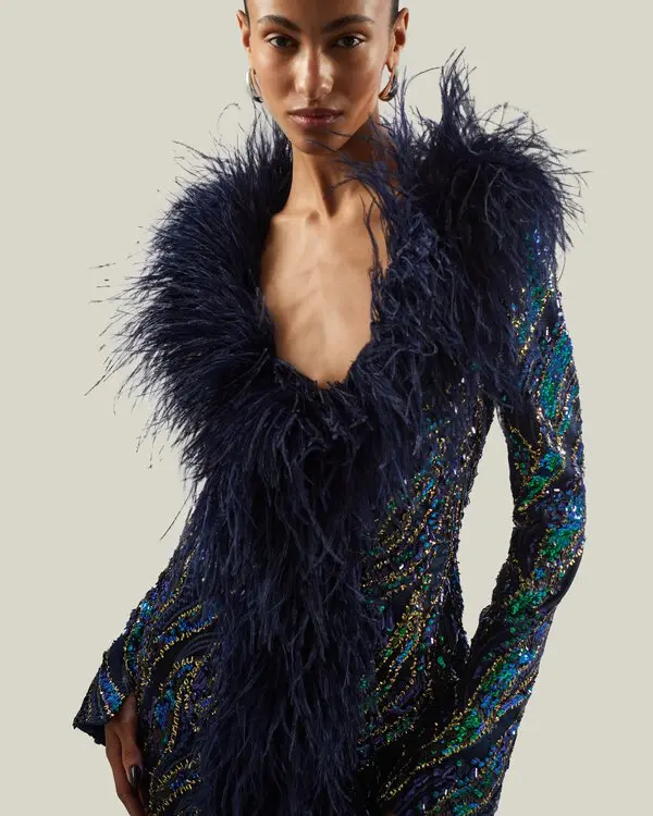TALLER MARMO Hollywood Disco Gown