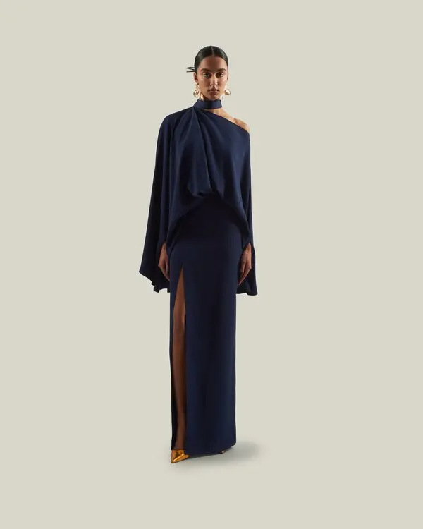 TALLER MARMO Brooks Dress - Midnight Blue