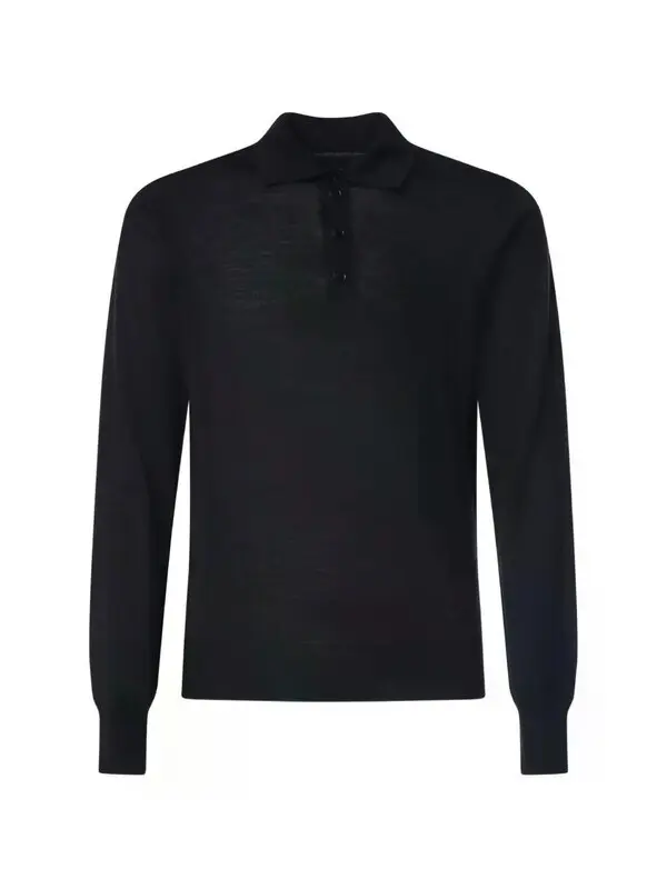 Emporio Armani Polo-collar Shirt - Black