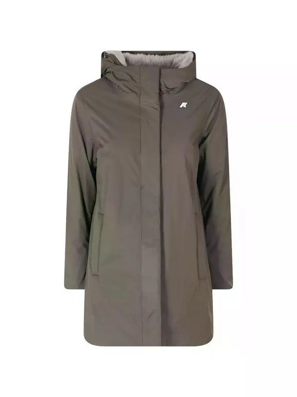 K-WAY Sophie Logo-patch Hooded Jcoat