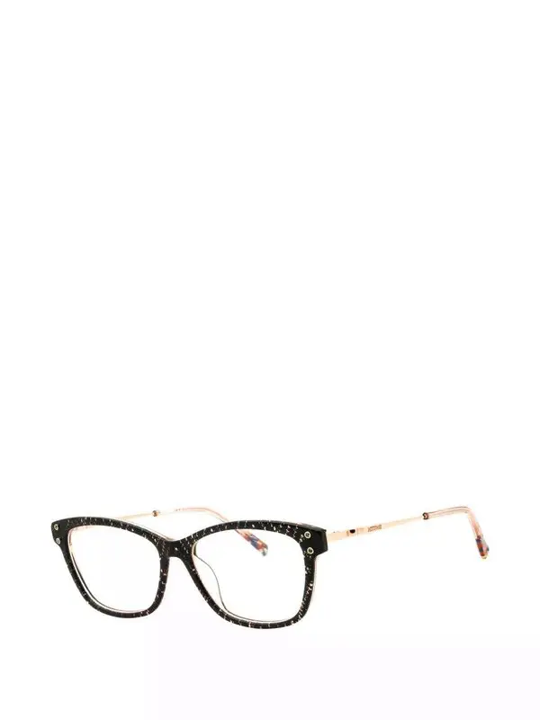 Missoni Glitter-effect Rectangle-frame Glasses