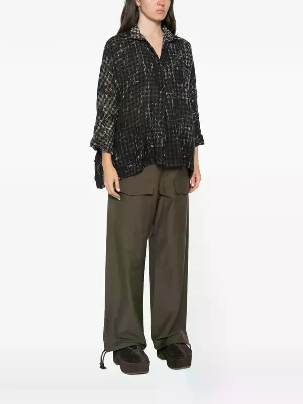 DANIELA GREGIS Check-pattern Blouse