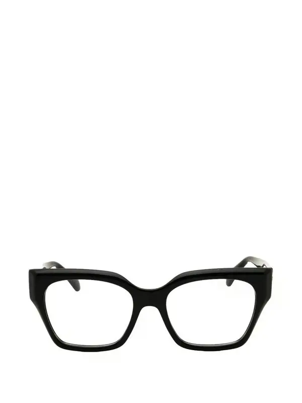 FERRAGAMO Gancini Rectangle-frame Glasses - Black