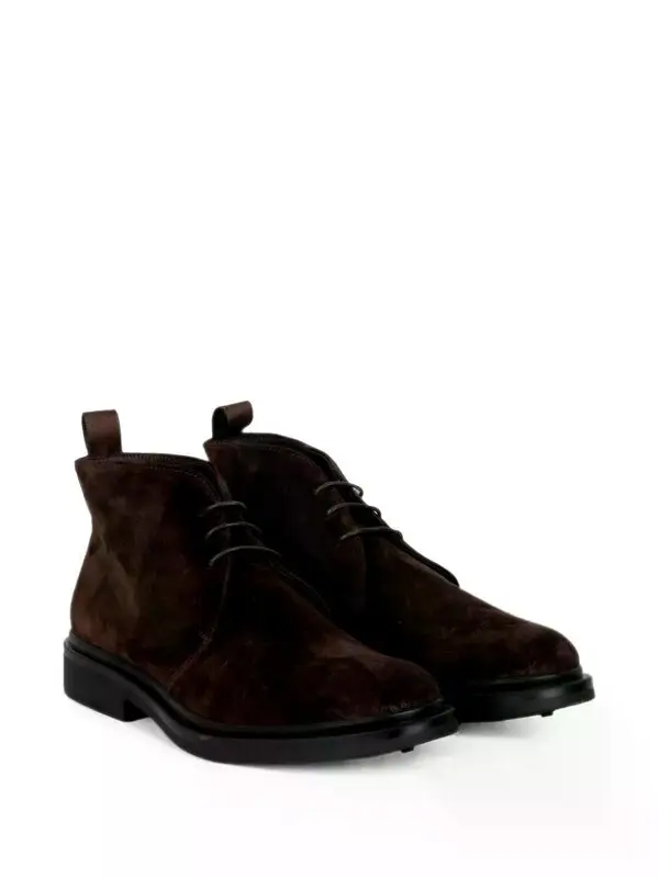 FRANCO FEDELE Lace-up Suede Boots