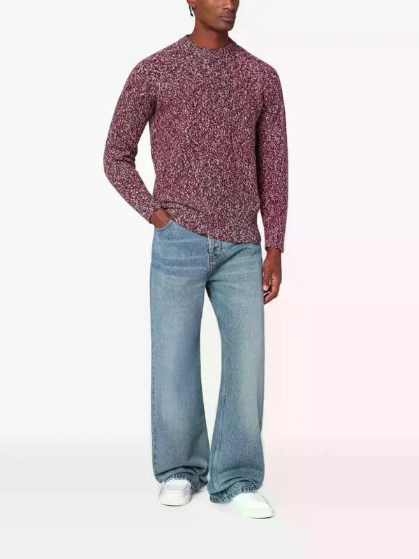 DRUMOHR Marl-knit Raglan-sleeve Sweater