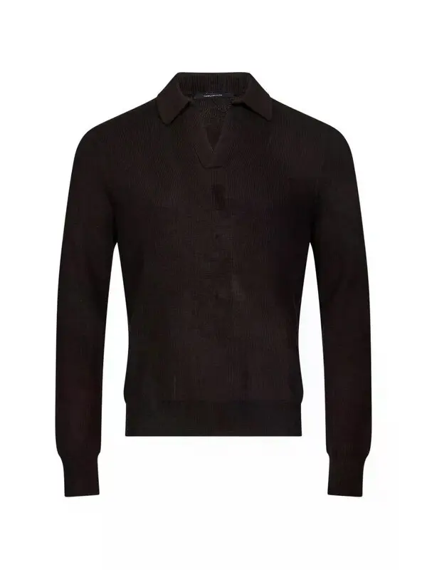 Tagliatore Zayn Long-sleeve Polo Shirt