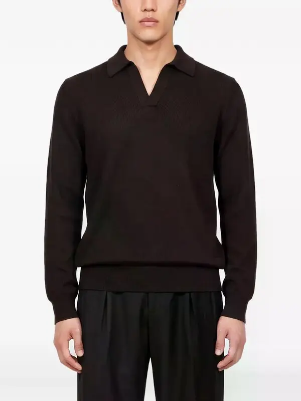 Tagliatore Zayn Long-sleeve Polo Shirt