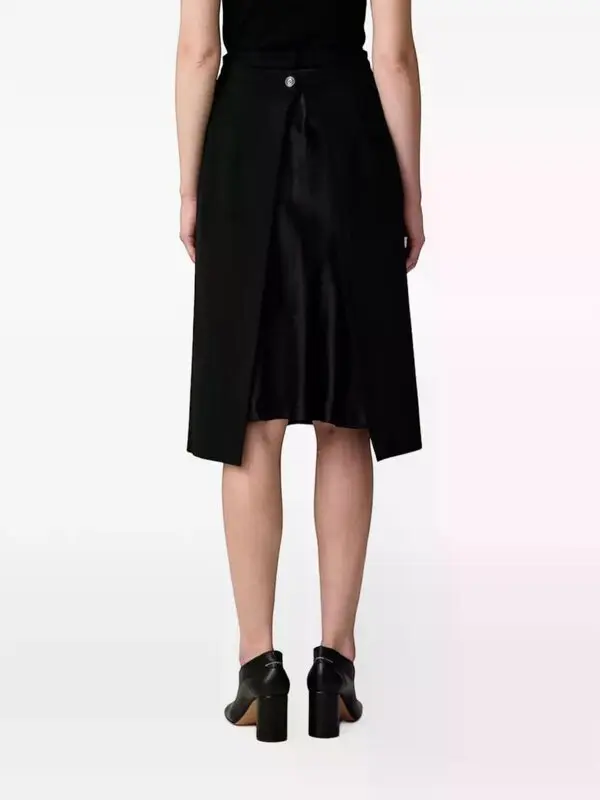 Vetements Back-slit Flared Skirt