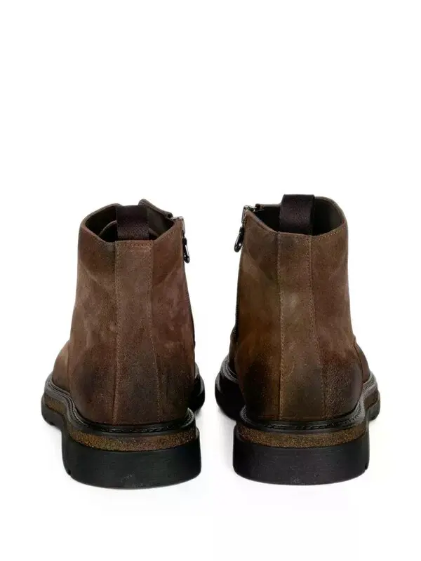 FRANCO FEDELE Lace-up Suede Boots