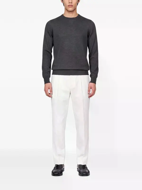 Tagliatore Crew-neck Fine-knit Sweater
