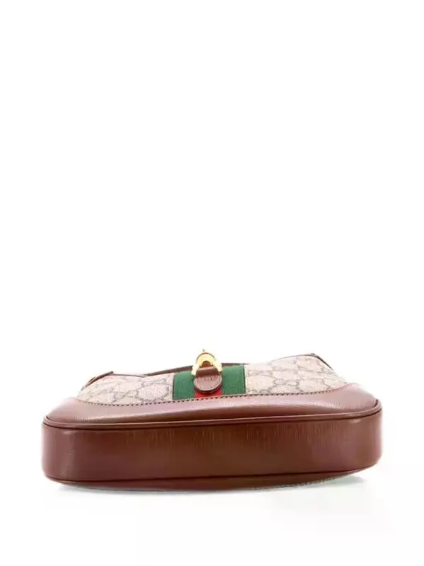 Gucci Jackie 1961 Gg Coated Canvas Mini Hobo Bag