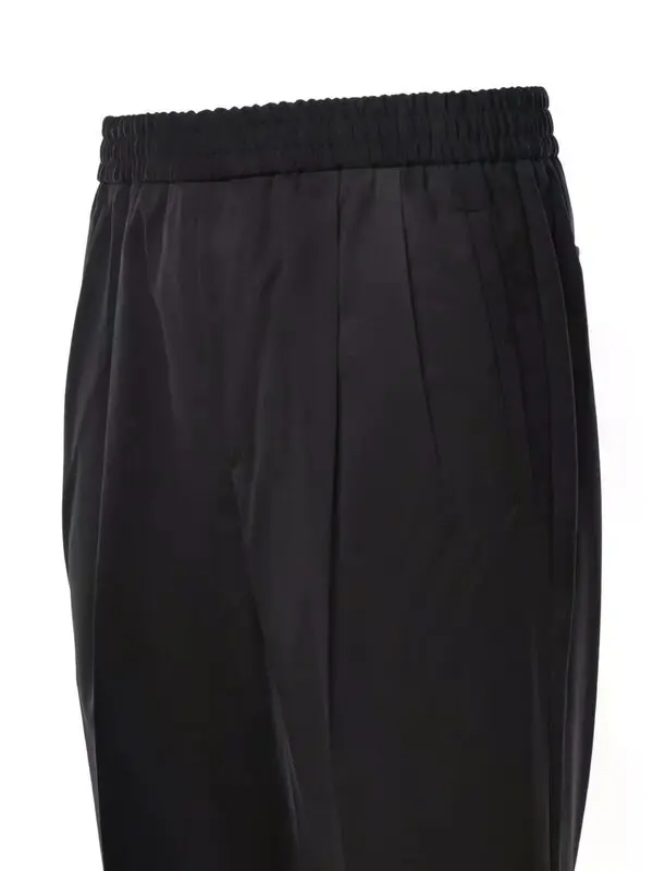 Zegna Elasticated-waist Pleated Trousers