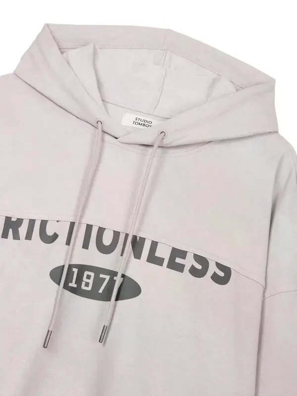STUDIO TOMBOY Pigment-dyed Hoodie - Grey