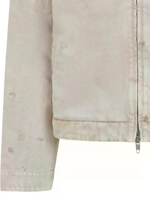 Balenciaga Distressed Corduroy-collar Jacket