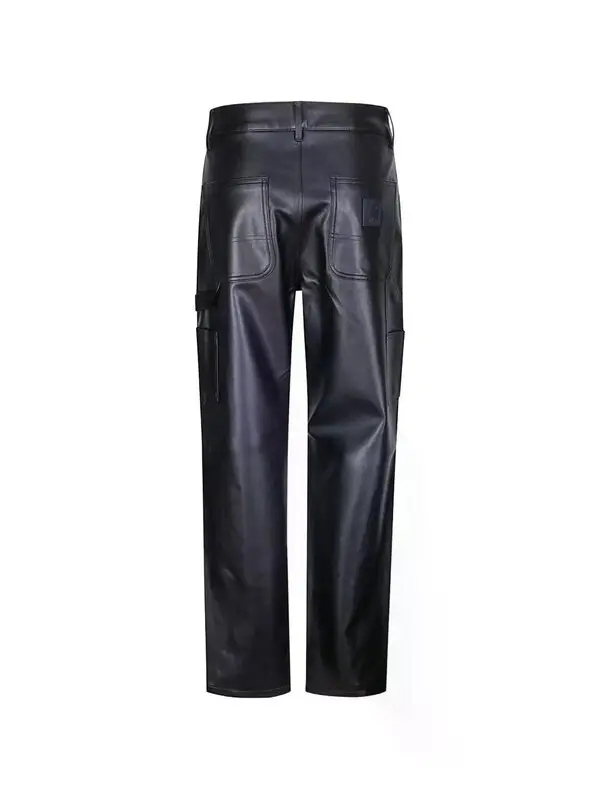 Carhartt Work In Progress Arizona Straight-leg Leather Trousers