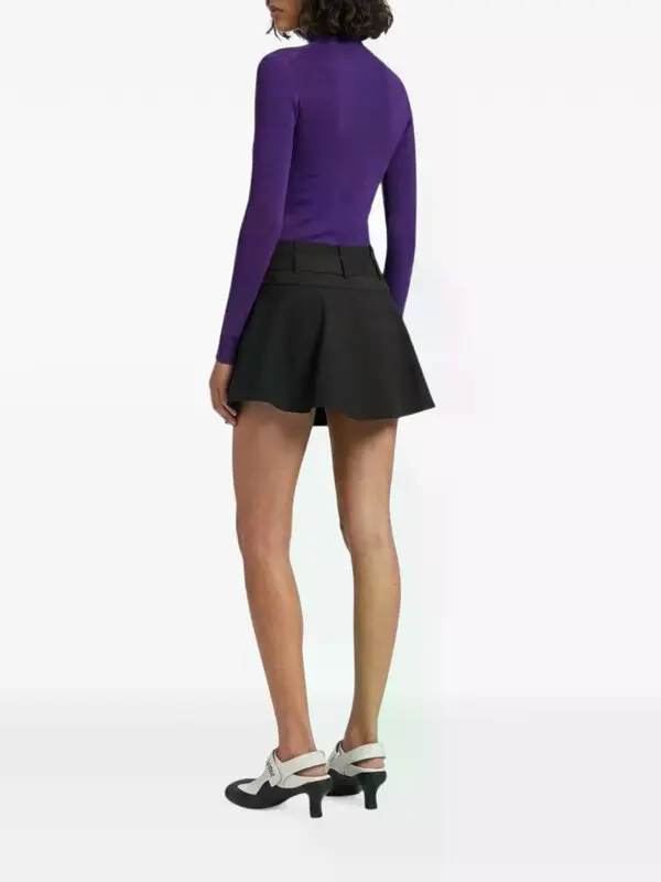 Loewe Belted Flared Mini Skirt