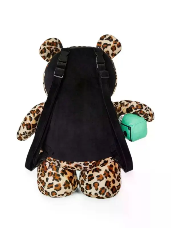 SPRAYGROUND Leopard Money Bear Backpack
