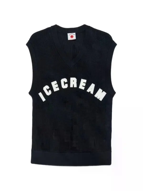 BILLIONAIRE BOYS CLUB Intarsia-knit Sweater Vest - Blue