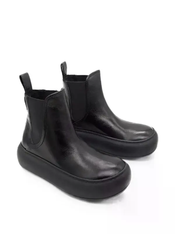 Moschino Oversize Round-toe Chelsea Boots