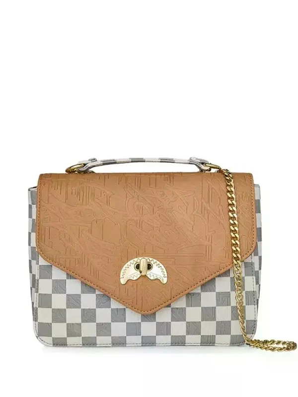 SPRAYGROUND Embossed Checkered Tote Bag