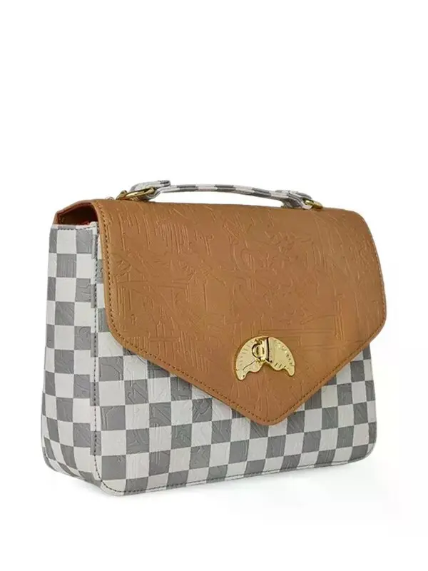 SPRAYGROUND Embossed Checkered Tote Bag
