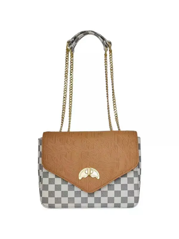SPRAYGROUND Embossed Checkered Tote Bag