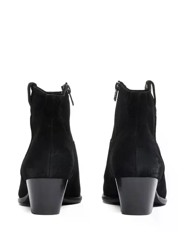 Ash Fame Cowboy Boots - Black