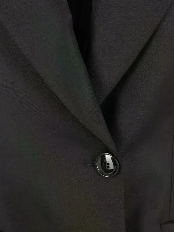 Matieres Fecales Padded-shoulder Tailored Jacket