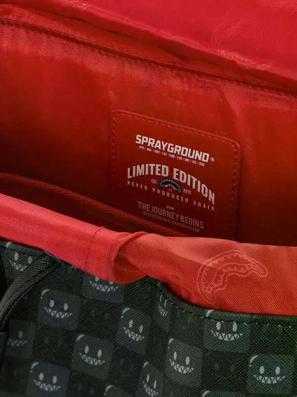 SPRAYGROUND Sharks In Paris Monte Carlo Check Backpack