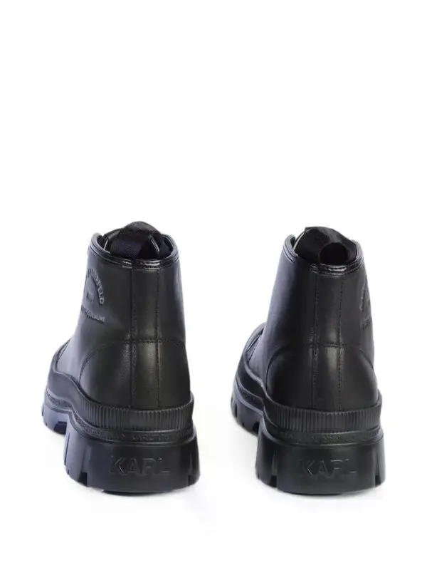 Karl Lagerfeld Trekka Maison Lace-up Ankle Boots