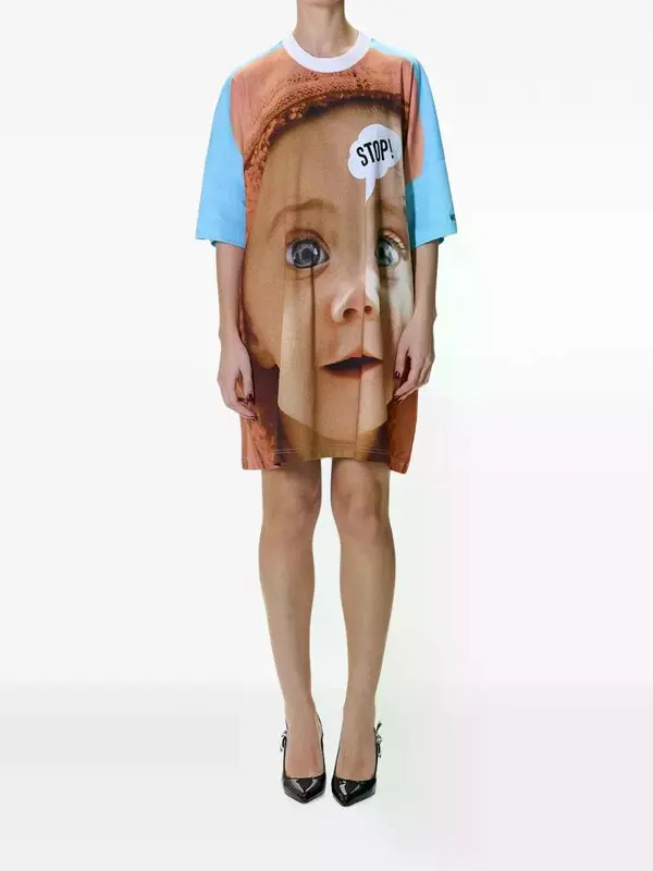 Moschino Graphic-print T-shirt Mini Dress