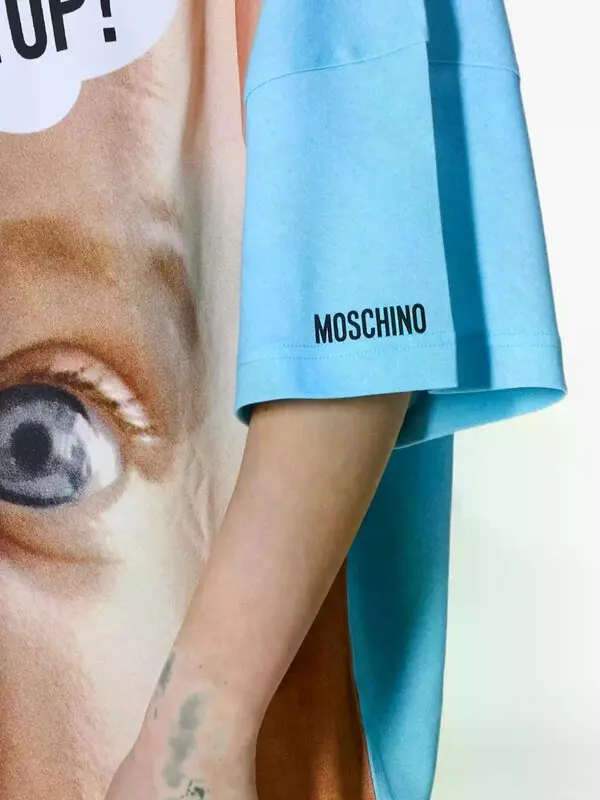Moschino Graphic-print T-shirt Mini Dress