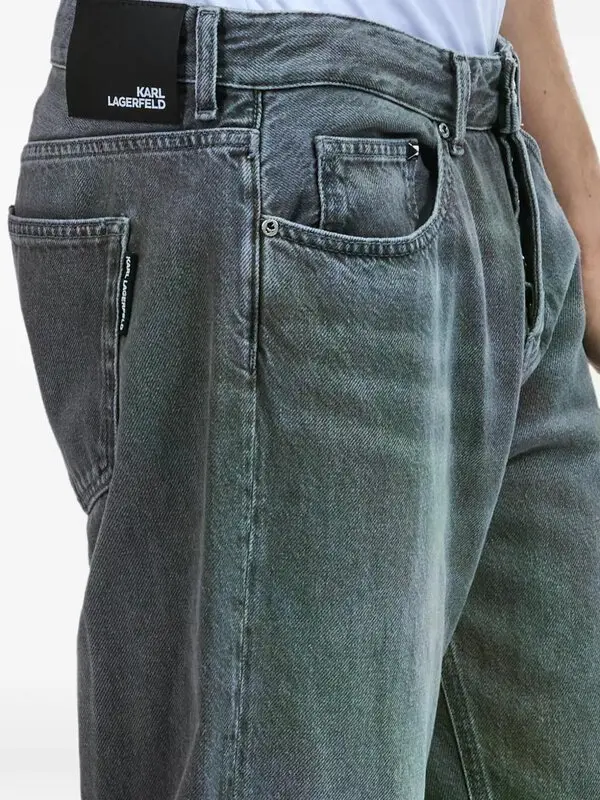 Karl Lagerfeld Relaxed-fit Straight-leg Jeans