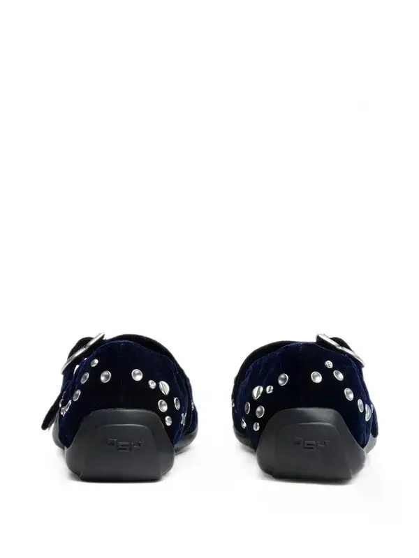 Ash Mimosa Stud-embellished Ballet Flats