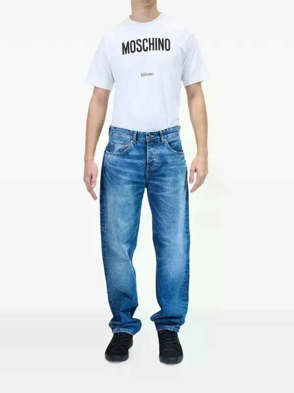 Karl Lagerfeld Logo-patch Straight-leg Jeans