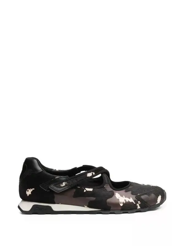 Ash Kore Bis Cow-print Touch-strap Slip-on Sneakers