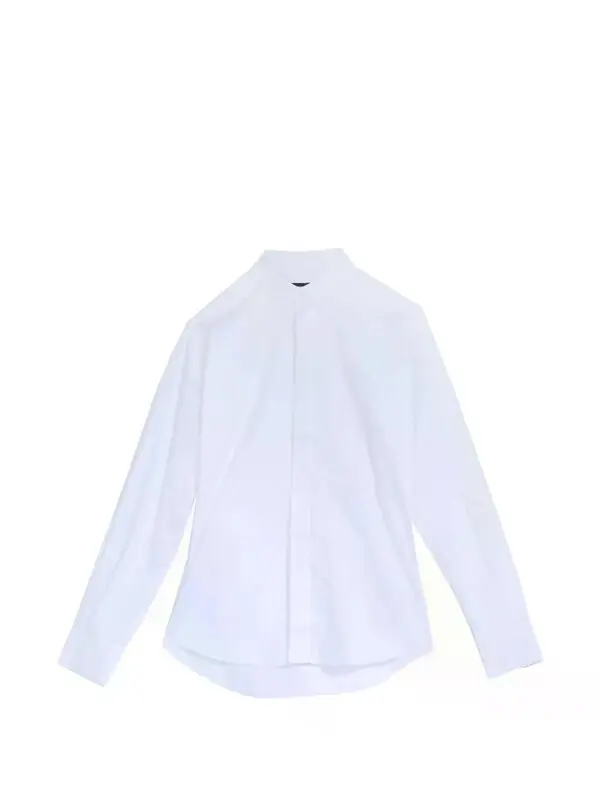 Karl Lagerfeld Bib-front Mandarin-collar Shirt