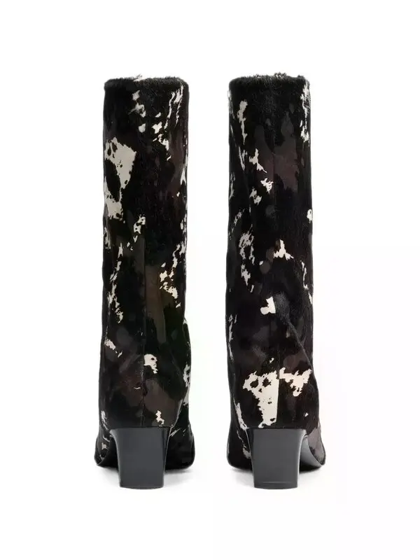 Ash Vanya Calf-hair Ankle Boots