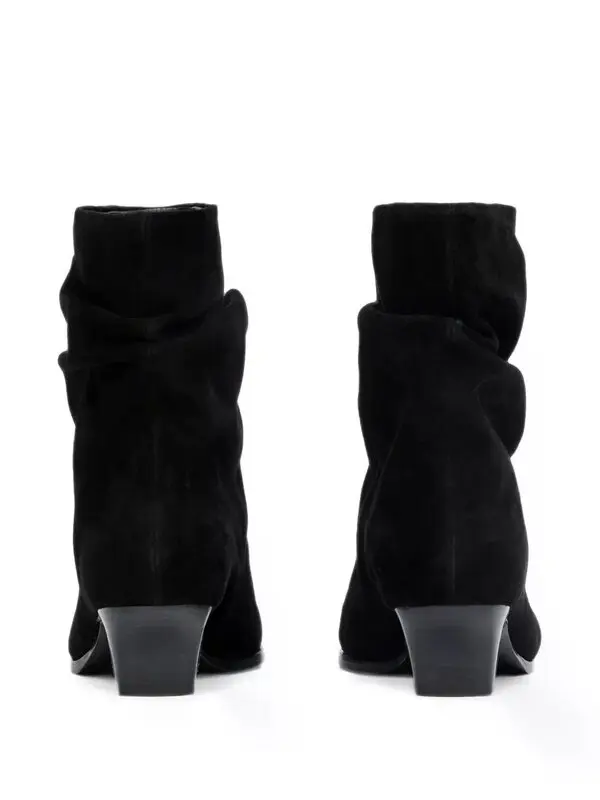 Ash Trinity Slouchy Ankle Boots - Black