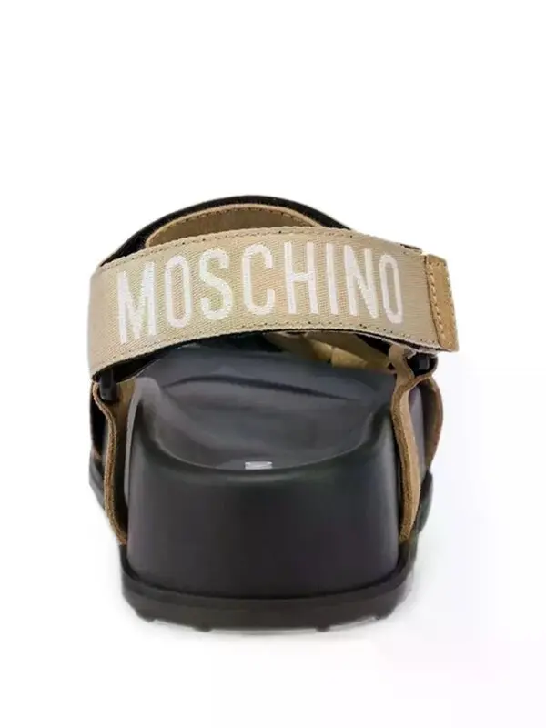 Moschino Logo-jacquard Flatform Sandals