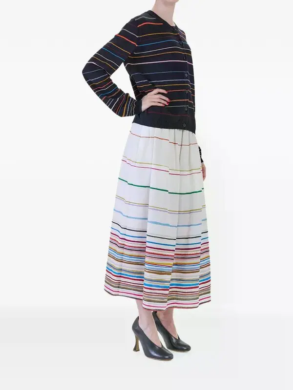 Paul Smith Multi-stripe Cotton Cardigan